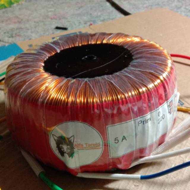 Jual Trafo donat trafo toroid 5A CT 18v 24v | Shopee Indonesia