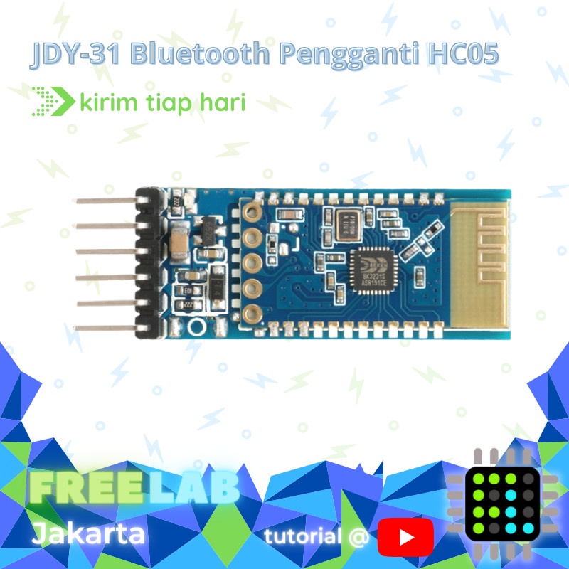 Jual Bluetooth Serial Modul JDY-31 Pengganti HC-05 HC-06 SPPC SPP-C Ardu Pi | Shopee Indonesia