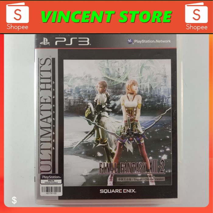 Jual BD PS3 Kaset Game FF13 Final Fantasy XIII-2 Ultimate Hits | Shopee ...