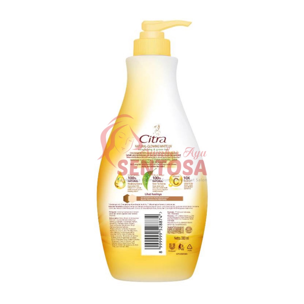 Jual Citra Hand & Body Lotion Bengkoang Natural Glow UV 110 ml | Shopee ...