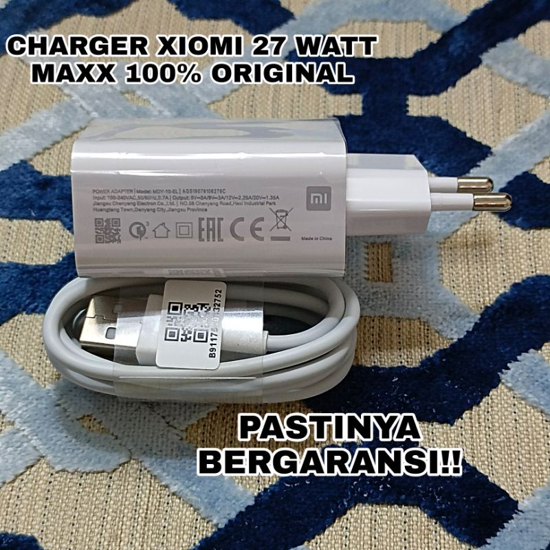 Jual CHARGER XI4OMI TYPE C 27WATT FAST CHARGING 3A POCO X2/ REDMI NOTE ...