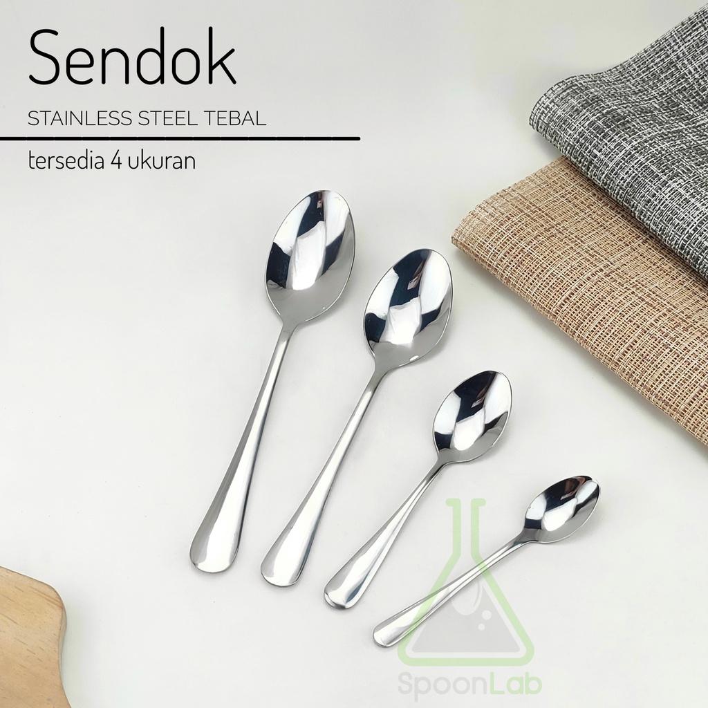 Jual Sendok stainless steel sendok makan besar standard teh kopi ...