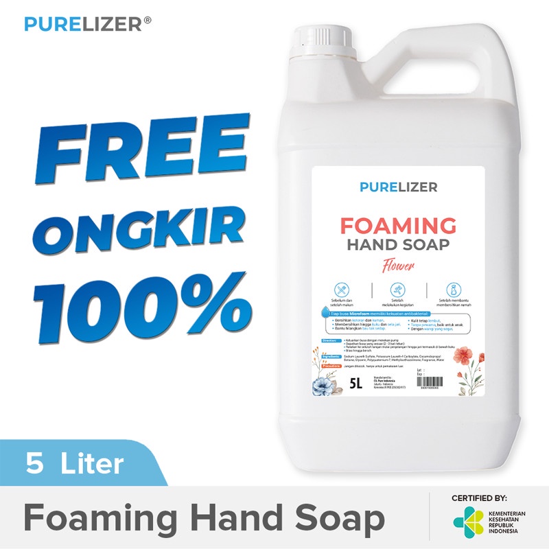 Jual PURELIZER Foaming Hand Soap 5 Liter Sabun Cuci Tangan Hand Wash ...