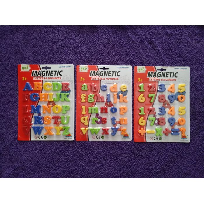 Jual PAKET ALFABET & ANGKA MAGNET - MAINAN EDUKASI - | Shopee Indonesia