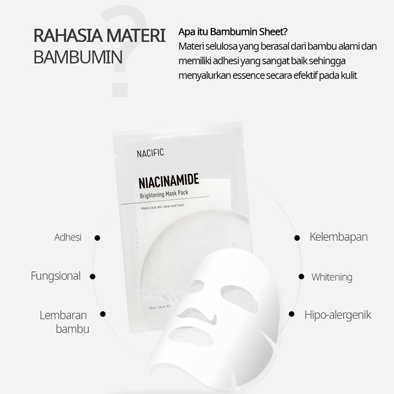 Jual Nacific Niacinamide Brightening Mask Pack | Shopee Indonesia