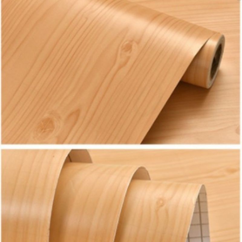 Jual Wallpaper Dinding Kayu Polos Sticker Dinding Kayu Polos Coklat ...