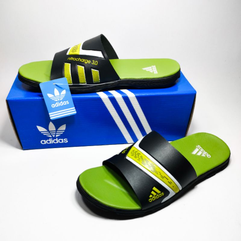 Jual sandal pria adidas selop sandal sendal Adidas casual pria | Shopee ...