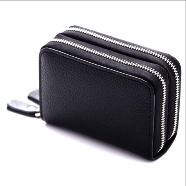 Jual Dompet Kartu Anti Magnetic RFID -305 BLACK | Shopee Indonesia