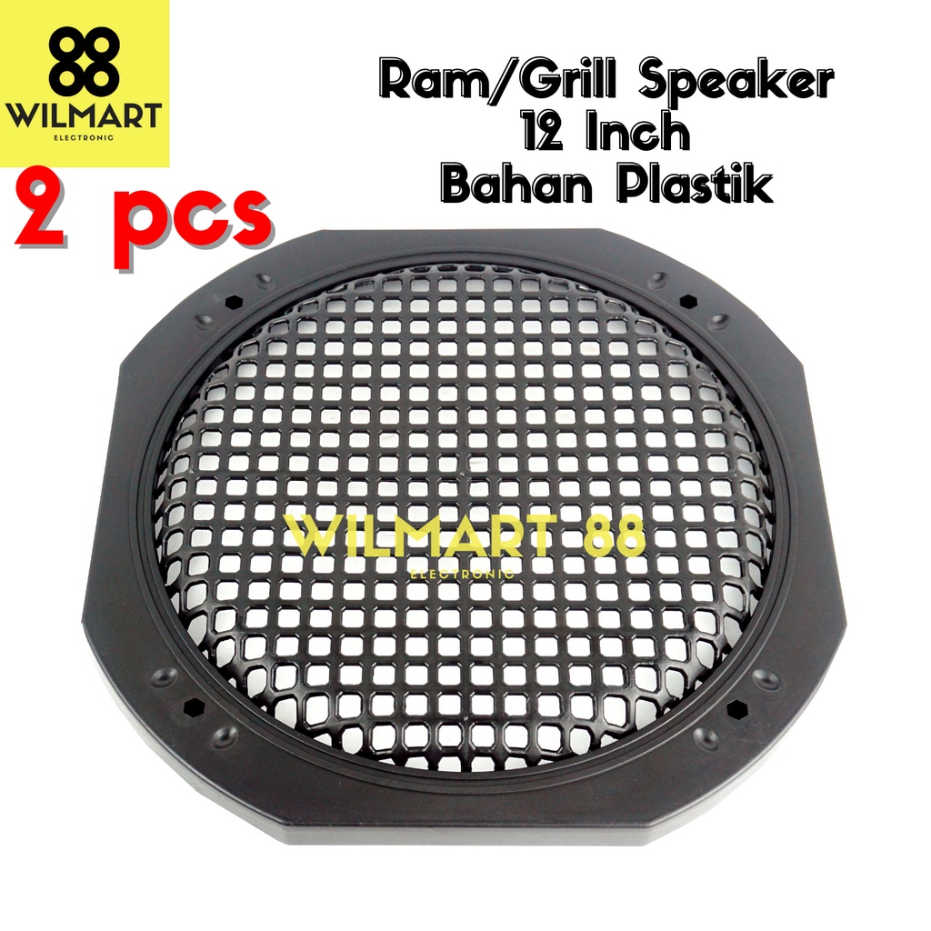 Jual [2PCS] RAM Tutup Grill Speaker 12 Inch / 12in " Bahan Plastik ...