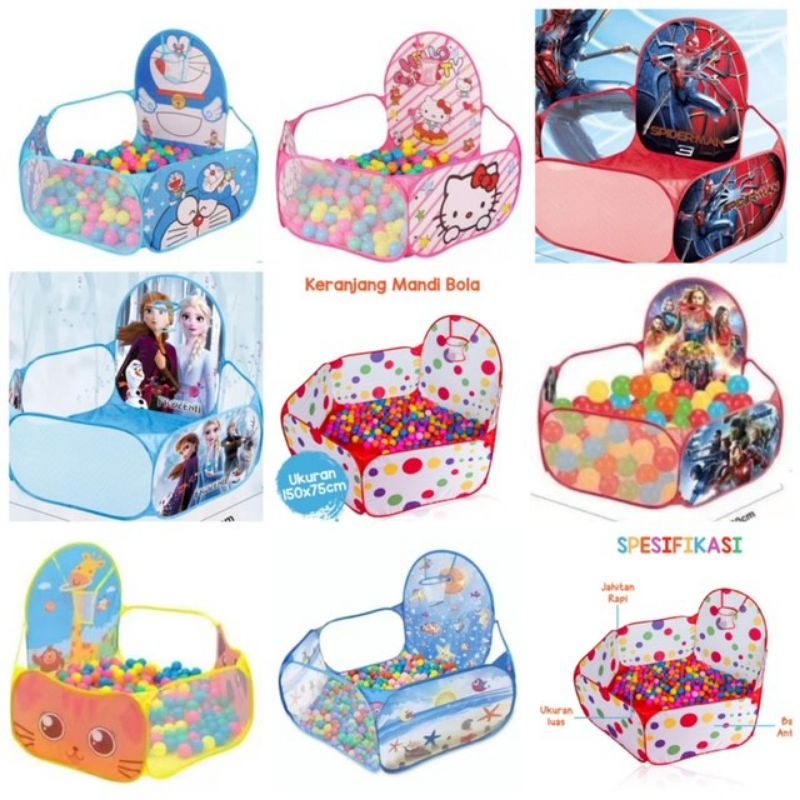 Jual keranjang mandi bola free bola | Shopee Indonesia
