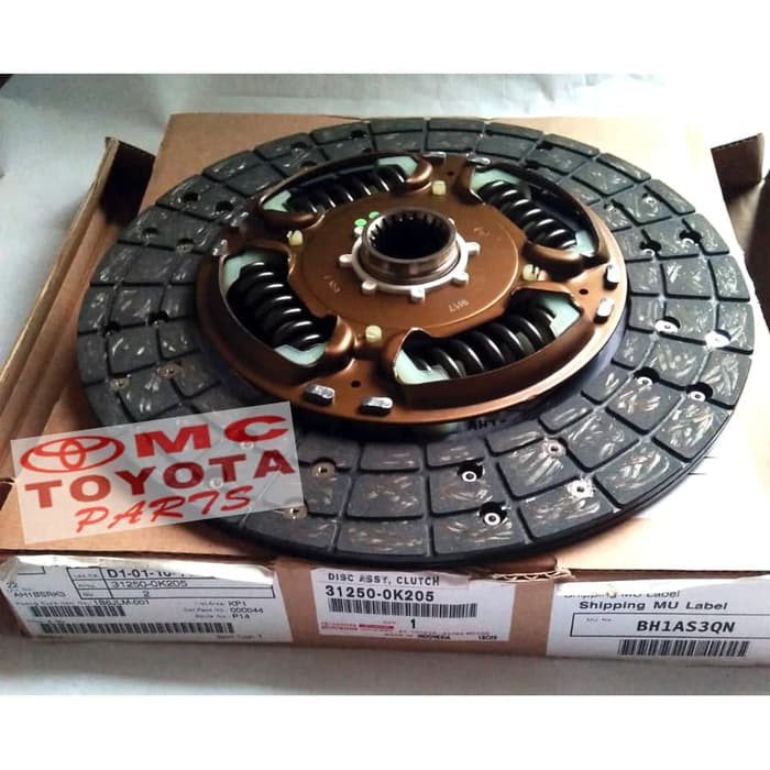 Jual Plat Kopling Clutch Disc Hilux Diesel Fortuner Diesel 31250-0K205 ...