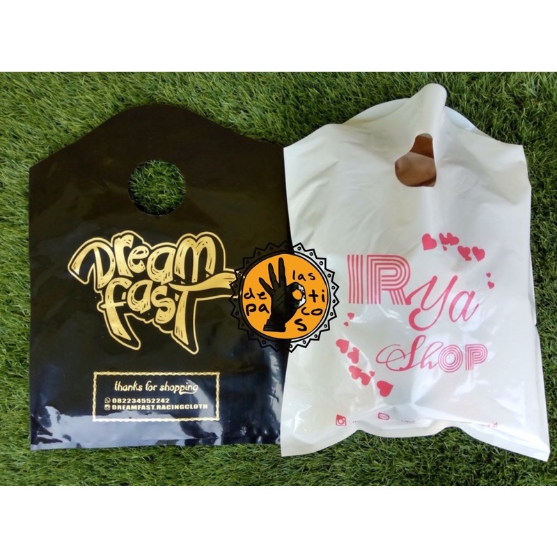 Jual PLASTIK KEMASAN PE GUNUNG 30X40 UNTUK DISTRO/PACKAGING TOKO ONLINE ...