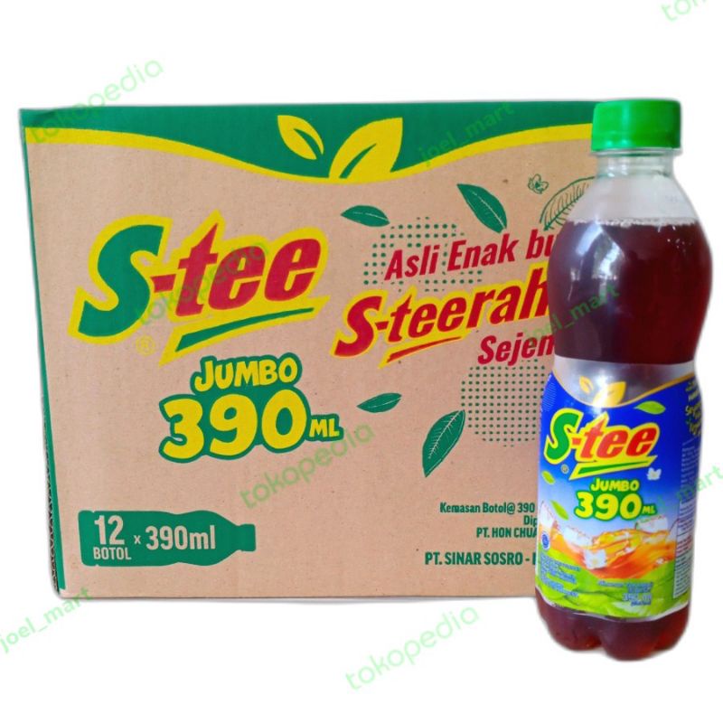 Jual Stee / S-tee Teh Botol PET 350ml MB91 | Shopee Indonesia