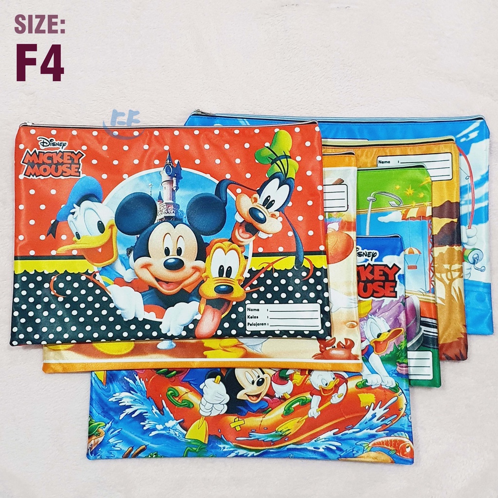 Jual Map Folder Dokumen F4 Kain- Mickey Mouse | Shopee Indonesia