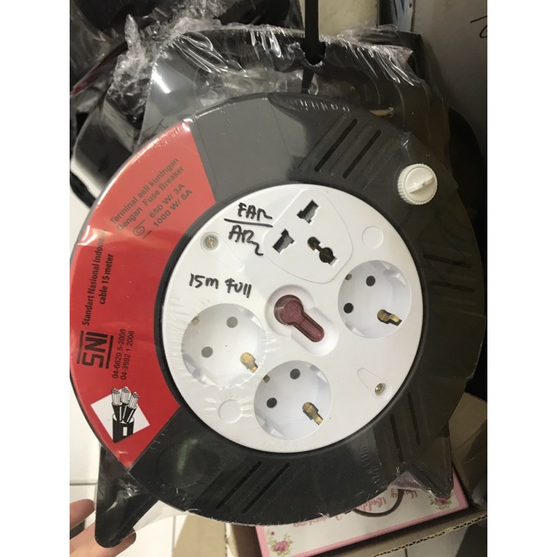 Jual BOX KABEL / KABEL ROLL 15m full tembaga asli + switch SNI | Shopee ...