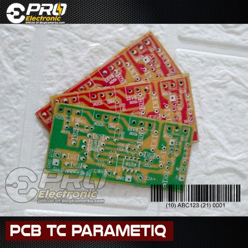 Jual PCB TONE CONTROL PARAMETIQ JRC 4558 | Shopee Indonesia