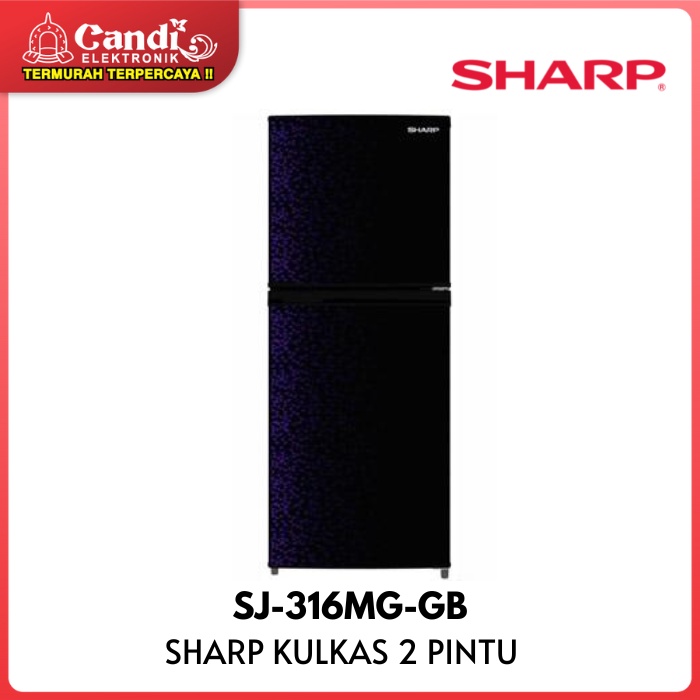 Jual SHARP KULKAS 2 PINTU SJ-316MG-GB 256 LITER SJ-316MG | Shopee Indonesia
