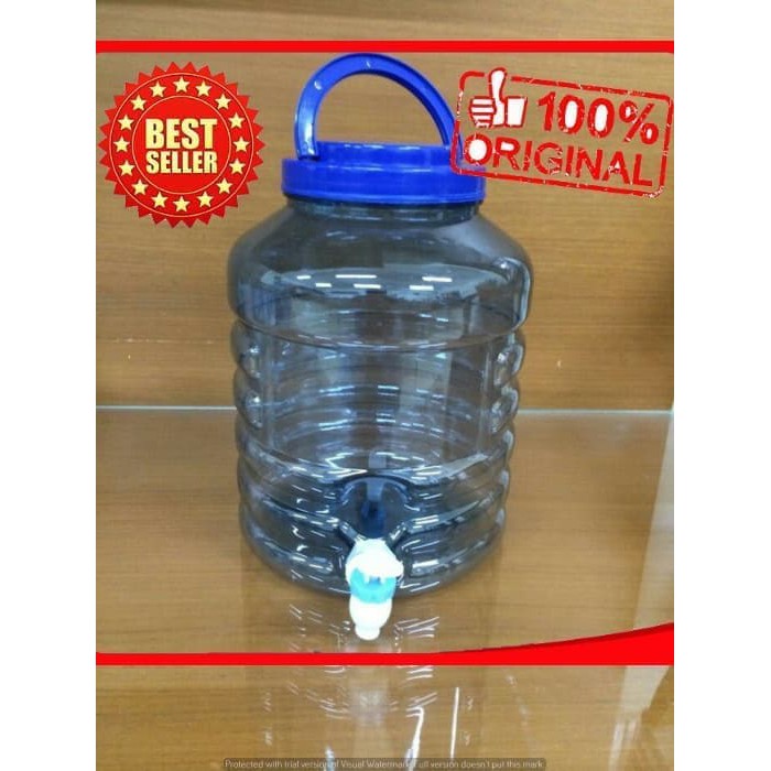 Jual galon mini + keran tempat air kecil water dispenser minuman ANTI ...