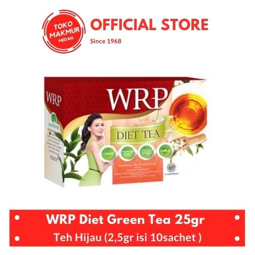 Jual WRP DIET TEA 25GR ( 2,5 GR ISI 10 SACHET ) | Shopee Indonesia