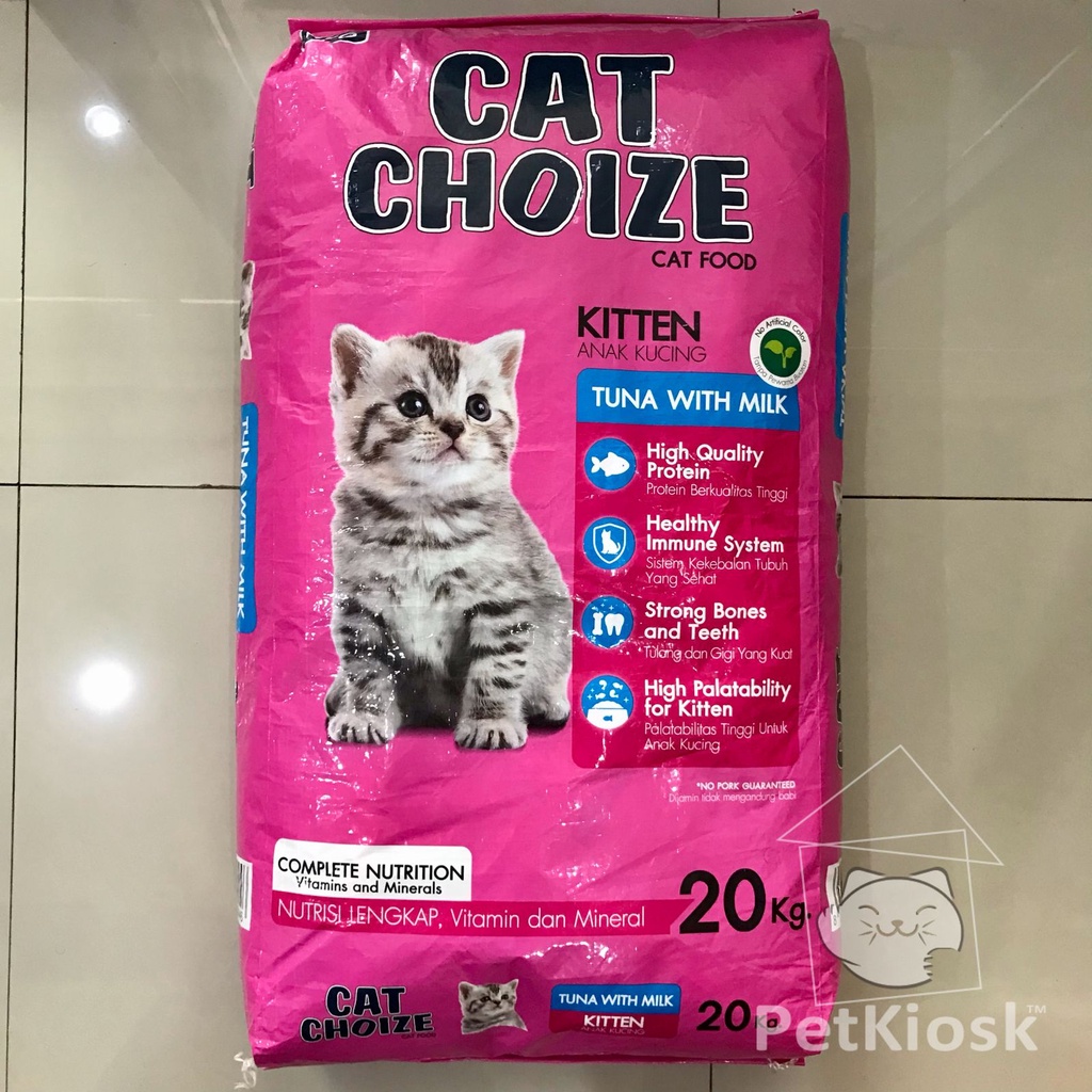 Jual Cat Choize Kitten Cat Food 20 Kg / Tuna Salmon / Makanan Kucing ...