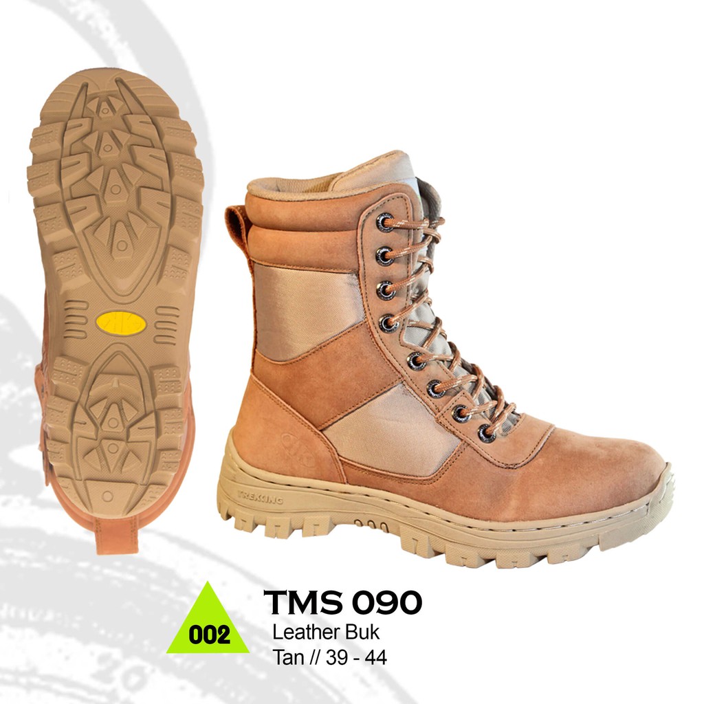 Jual Sepatu boots safety Kulit Asli Gunung Hiking Adventure Touring ...