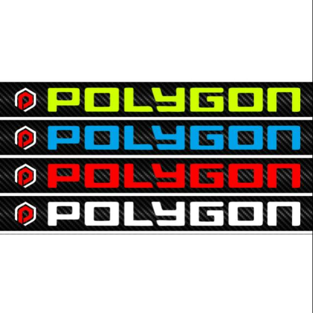 Jual Stiker decal downtube bagian bawahsepeda MTB Polygon | Shopee ...