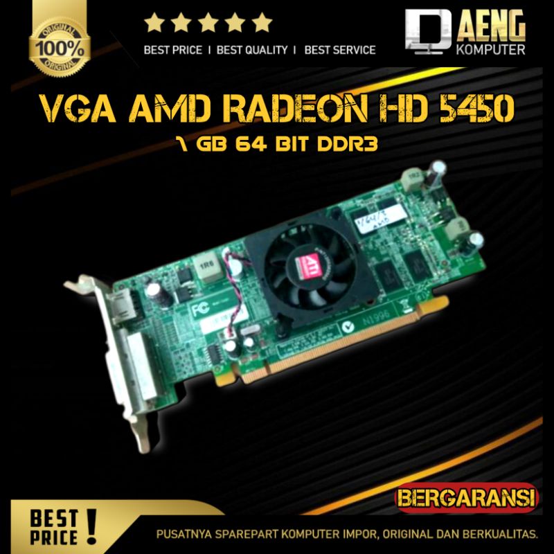 Jual VGA Amd Radeon HD 5450 1 GB 64 bit DDR3 Original Murah | Shopee Indonesia