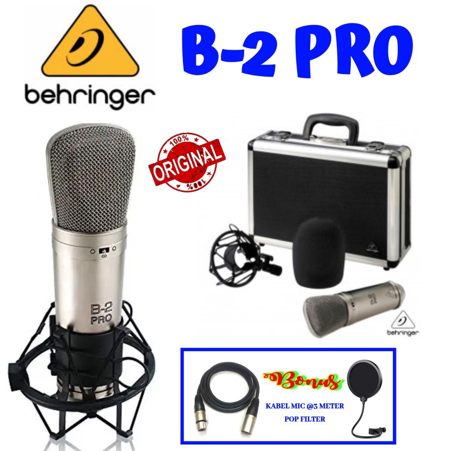 Jual behringer b2pro b-2 pro microphone condensor | Shopee Indonesia