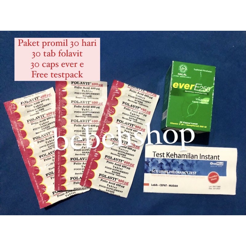 Jual paket promil program hamil ever e vit e folavit kesuburan pria ...