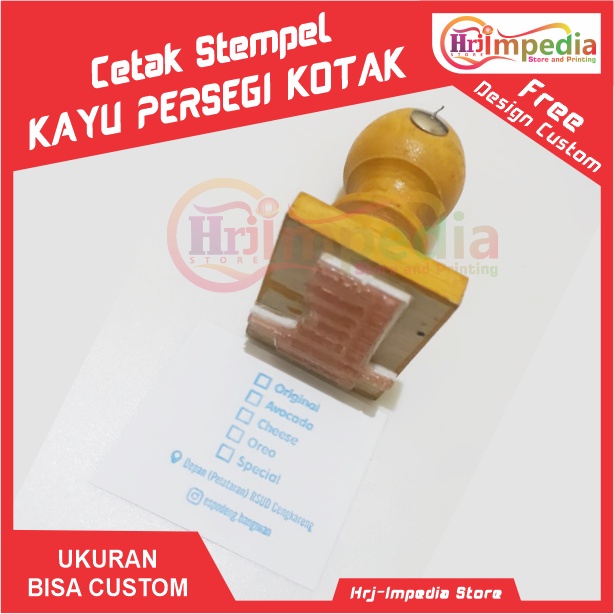 Jual Cetak Stempel Kayu Custom Suka Suka | Cetak Stempel Kayu Desain ...