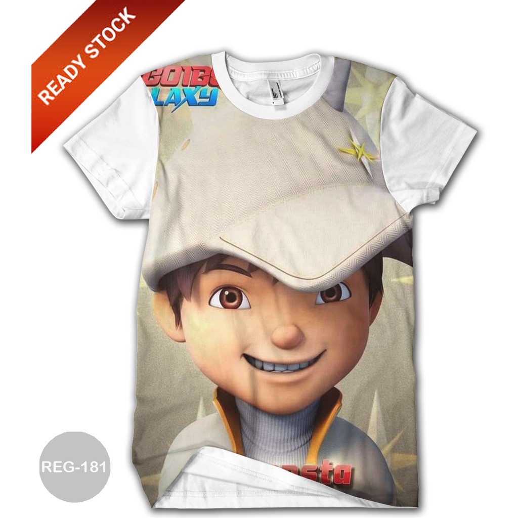 Jual Baju Boboiboy Cahaya Solar Kaos Boboiboy Serial TV Animasi Anak # ...