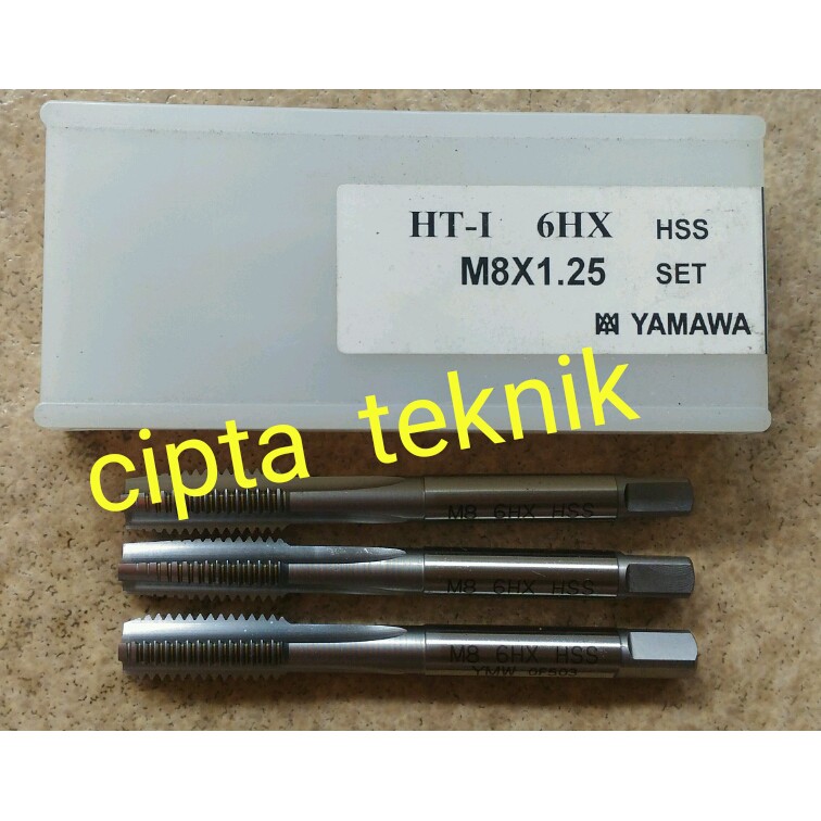 Jual Hand Tap Yamawa M8 x 1,25 - Handtap Yamawa M8x1.25 | Shopee Indonesia