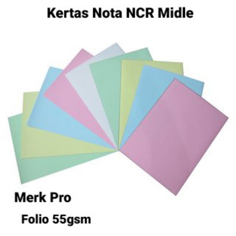 Jual Kertas Nota NCR Middle Merk Pro 1 rim 500 lembar | Shopee Indonesia