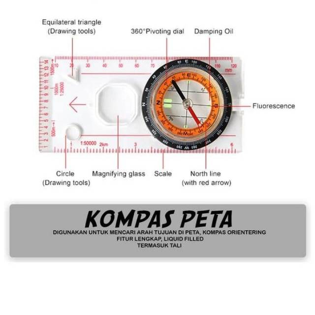 Jual Kompas Silva Penggaris Map Compass Orienteering Liquid Filled ...