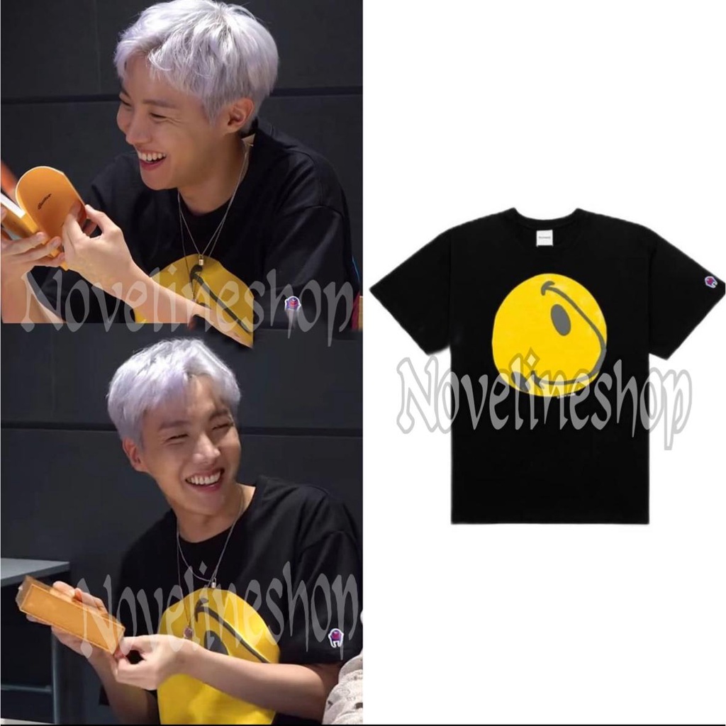 Jual BAJU WANITA/PRIA KAOS KPOP BTS JHOPE EMOTICONS FACE UNBOXING ...