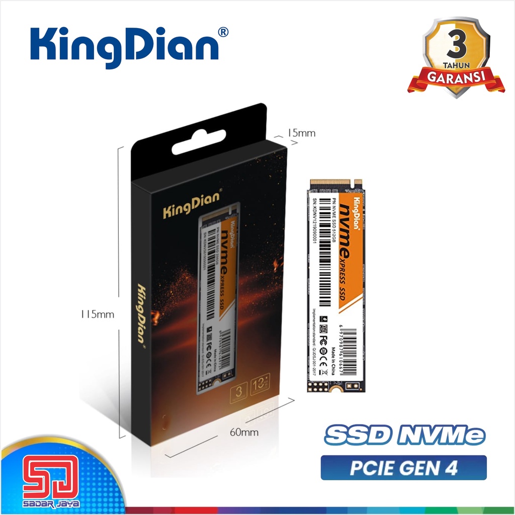Jual KingDian SSD NVMe 512GB 2280 PCIe Gen 4.0 Internal Solid State ... Jual KingDian SSD NVMe 512GB 2280 PCIe Gen 4.0 Internal Solid State ...