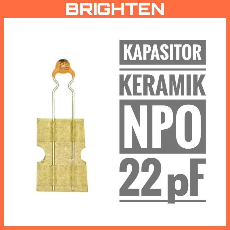 Jual Kapasitor Keramik NPO 22 pF Ceramic Capasitor 22pF | Shopee Indonesia