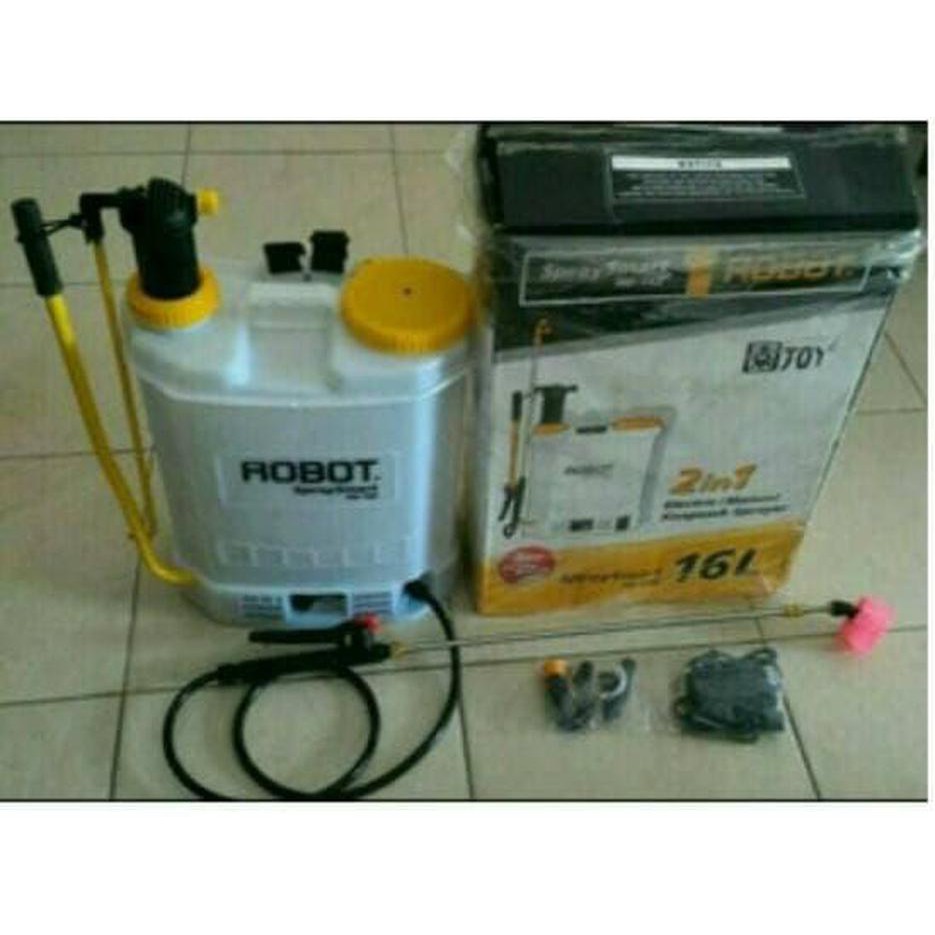 Jual alat semprotan hama alat sprayer hama robot RB16E GARANSI BATERAI ...