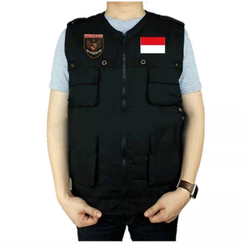 Jual Rompi tactical bordir GARUDA INDONESIA/Rompi lapangan pria bisa ...