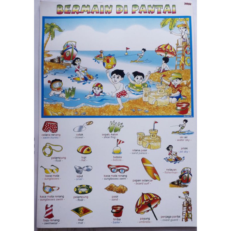Jual POSTER BERMAIN DI PANTAI | Shopee Indonesia