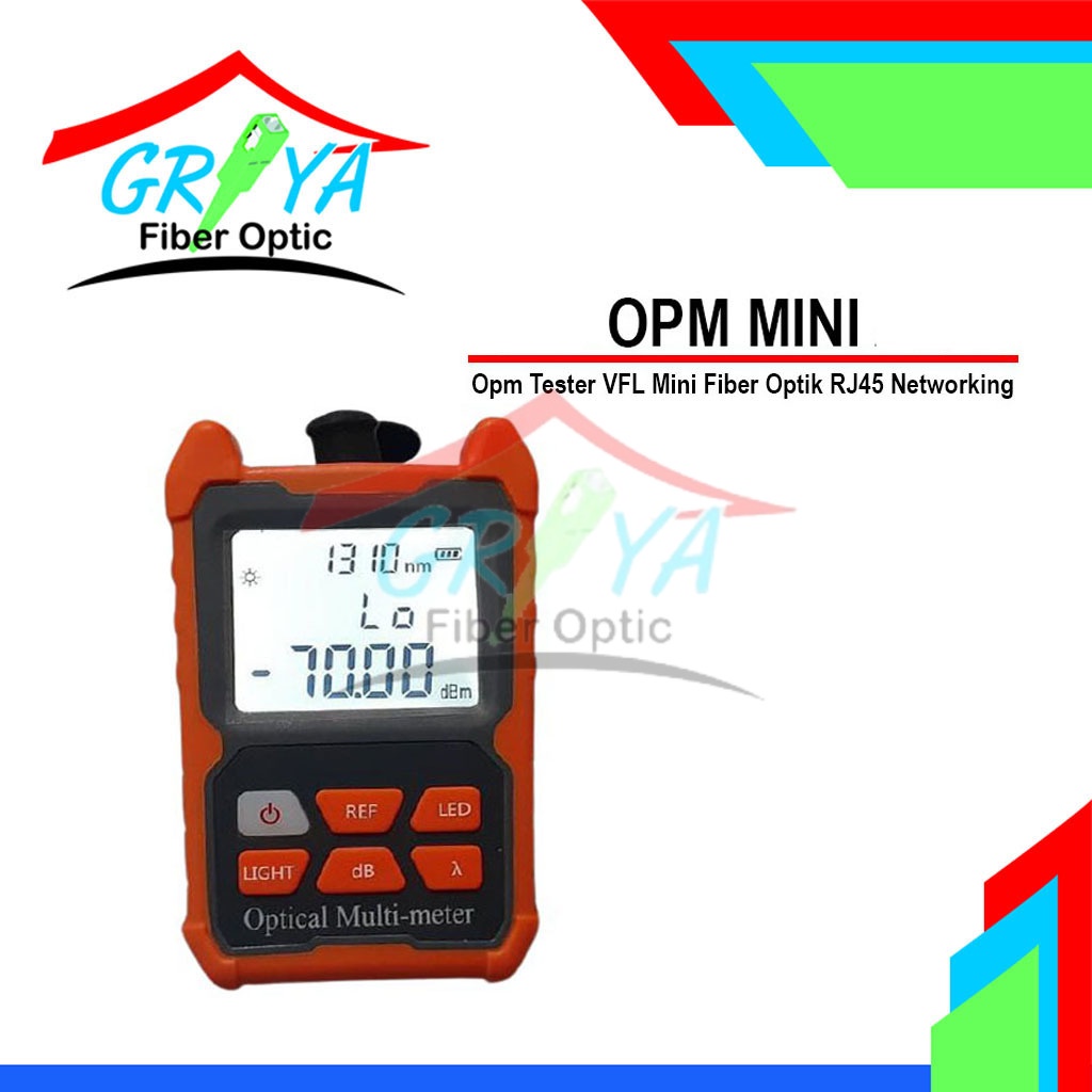Jual OPM Mini Optical Power Meter Opm Mini Fiber Optik Networking ...