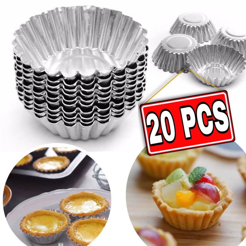 Jual 20 Pcs 1 Pack CETAKAN KUE PIE MINI SUSU BUAH MINI MURAH/ CETAKAN ...