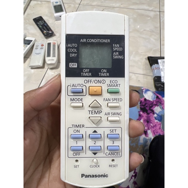 Jual REMOTE REMOT AC PANASONIC I-AUTO ECOSMART 100% ORIGINAL | Shopee ...