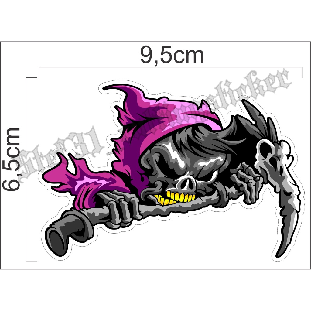 Jual sticker printing gambar setan | Shopee Indonesia