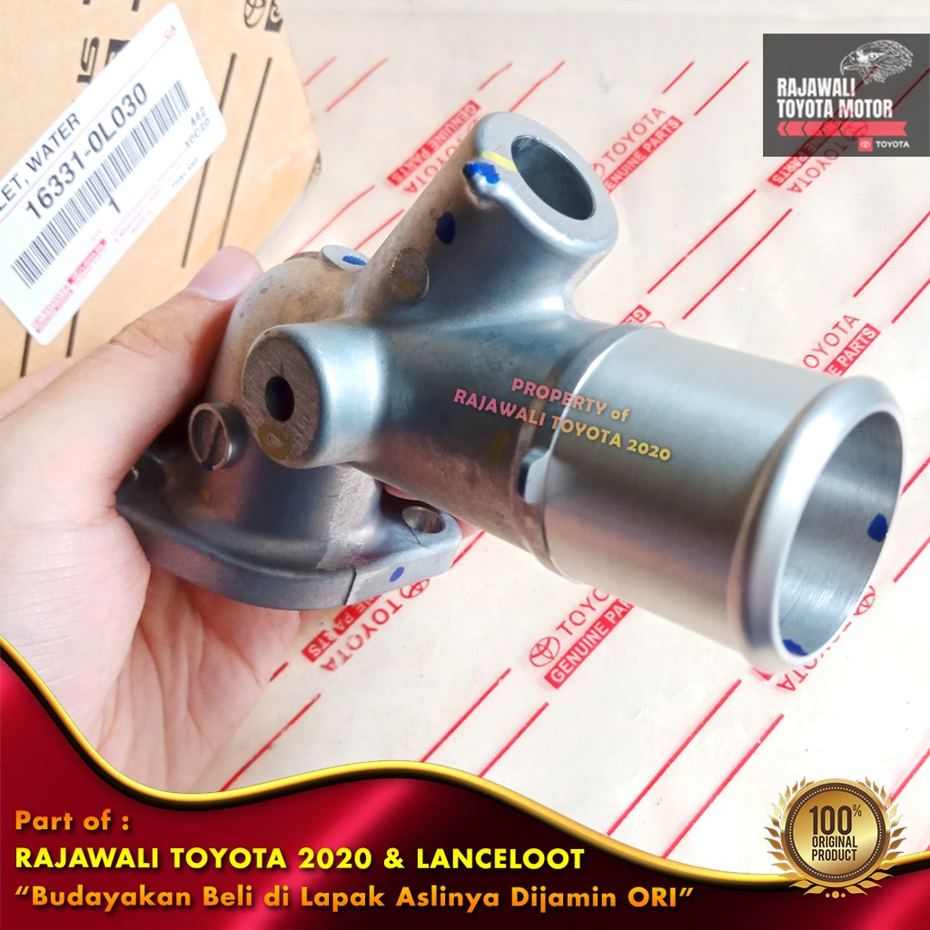 Jual Pipa Water Outlet Fortuner VNT, Innova & Hilux 2004-2015 Diesel ...