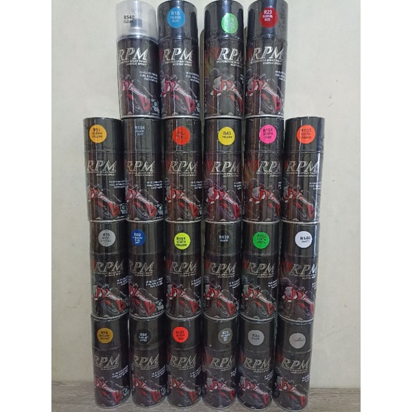 Jual Pilox pilok cat semprot RPM Futanlux 300 CC warna silver chrome ...