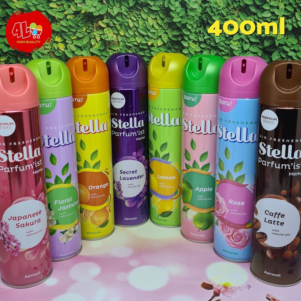Jual Pengharum ruangan Spray Stella Home Semprot Botol 400ml | Shopee Indonesia