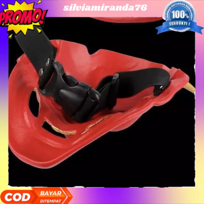 Jual COD MURAH Topeng Oni Mask Oni Devil Mask Japan | Shopee Indonesia