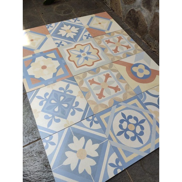 Jual Roman Granit 30x30 Retro Matte dChiaza Color / Ubin Motif Retro ...