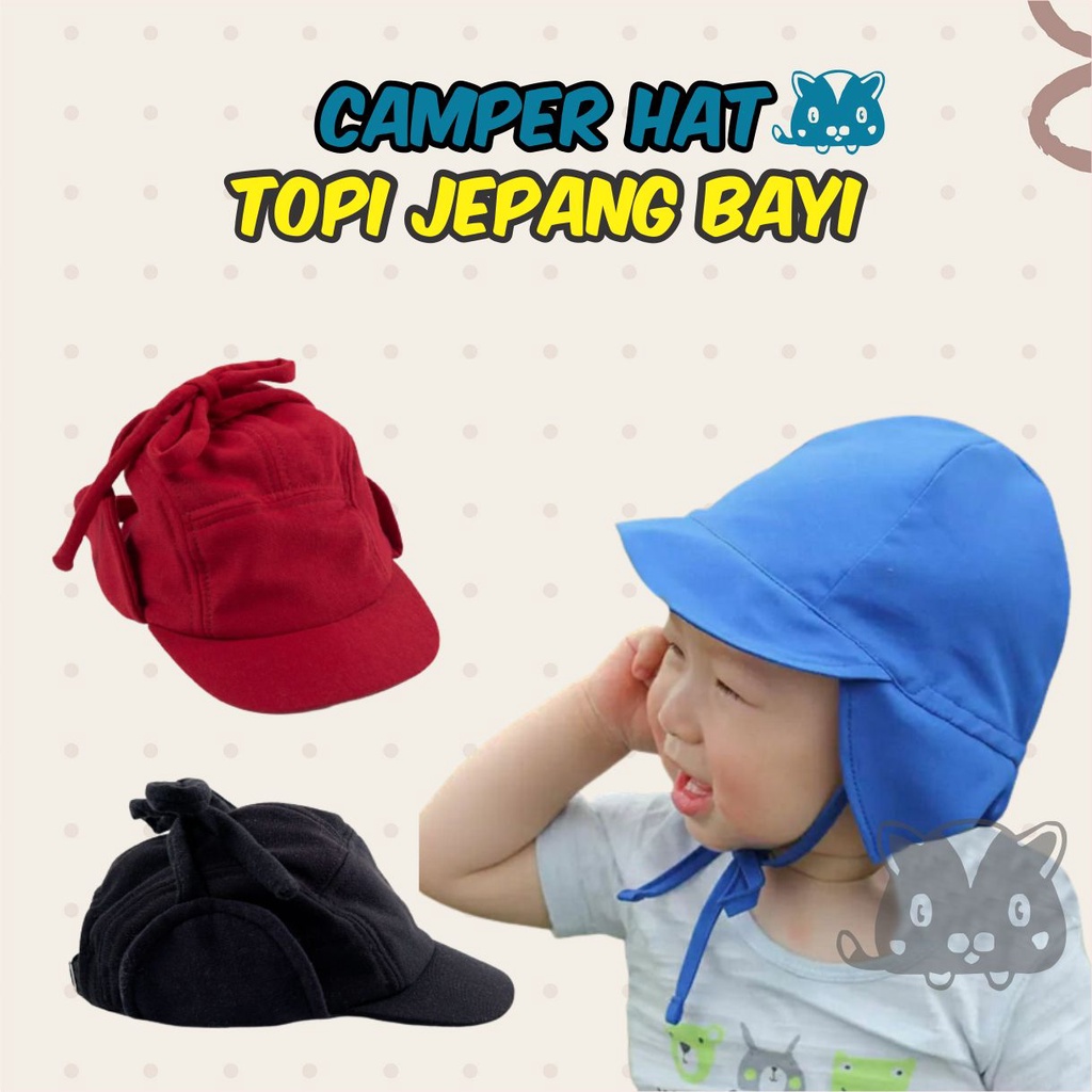 Jual Topi bayi anak laki laki dan perempuan model pororo / topi jepang ...